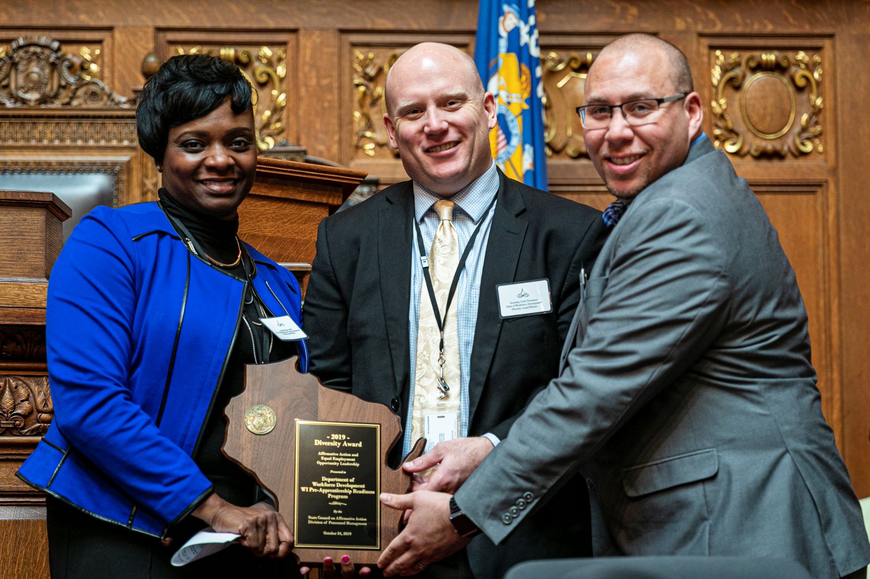 Division of Personnel Management Diversity Award from the State Council ...